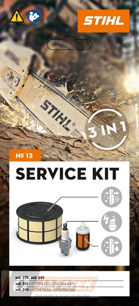 STIHL Servisní kit 13 pro pily STIHL MS 271, MS 291, MS 311 a MS 391 (11400074103) :: ALFATEK s.r.o.